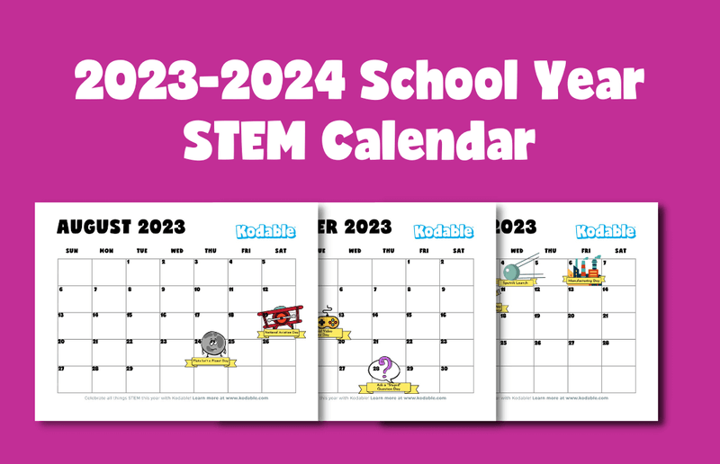 2023-2024 STEM Events Calendar and Holidays for Teachers | Kodable